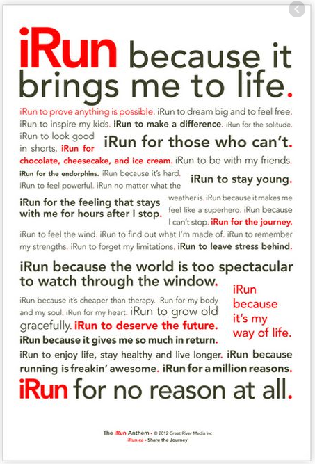 Why I Run | Cameron Cruisers Club